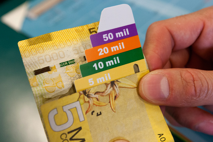 2,000 blind people benefited with a device that allows them to “read” bills